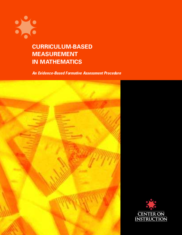 (PDF) Curriculum-Based Measurement in Mathematics: An Evidence-Based ...