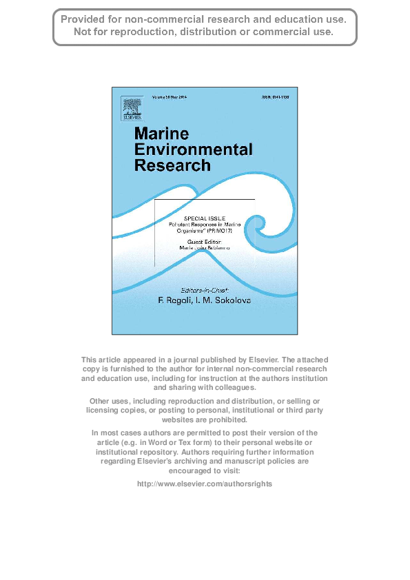 (PDF) First measurements of the scope for growth (SFG) in mussels from ...