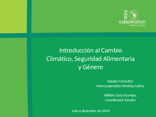 (PDF) Introducción al cambio climático