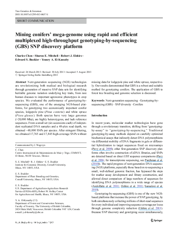 (PDF) Mining conifers’ mega-genome using rapid and efficient ...