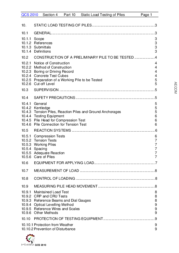 (PDF) Static Load Testing of Piles
