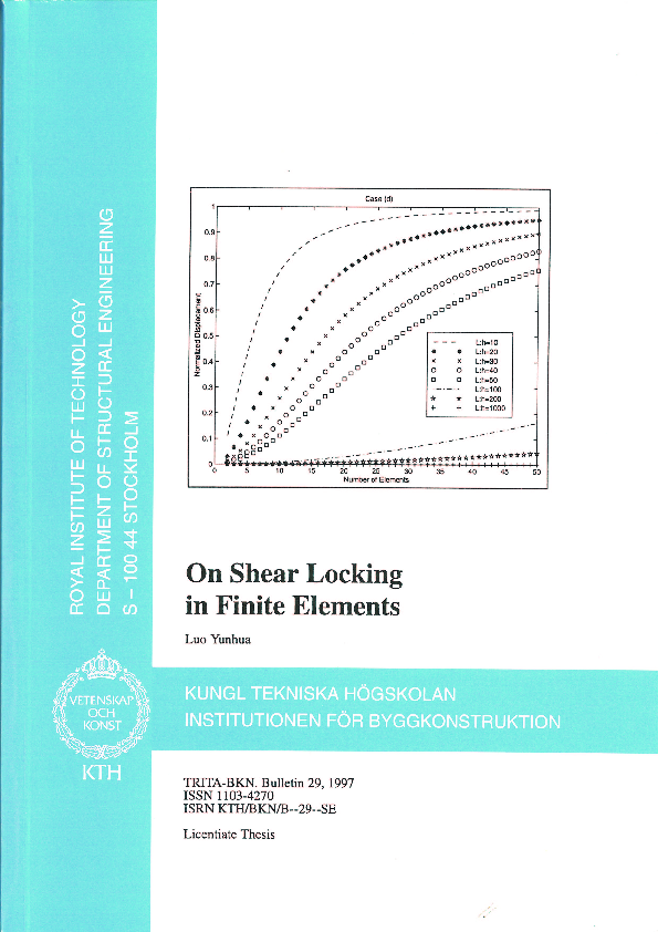 Pdf Shear Locking In Finite Elements