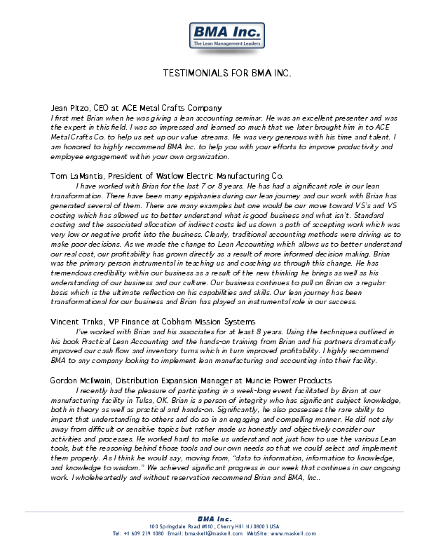 (PDF) Why do we need lean accounting and how does it work | Brian Maskell - Academia.edu