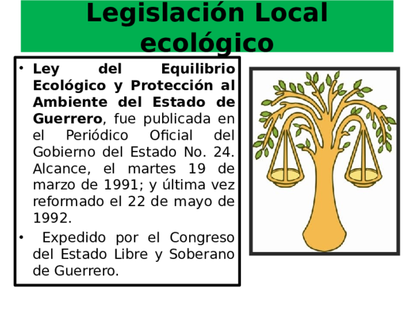 (PPT) Legislación Local ecológico | Issis Santini - Academia.edu