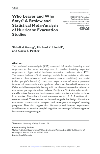 (PDF) Who Leaves and Who Stays? A Review and Statistical Meta-Analysis ...