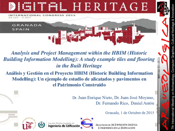 (PDF) Analysis and Project Management within the HBIM (Historic ...