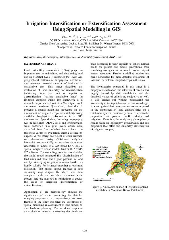 (PDF) Irrigation intensification or extensification assessment using ...