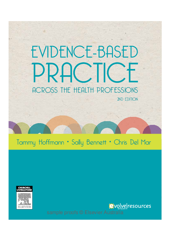 (PDF) Evidence-based practice across the health professions 2nd edition