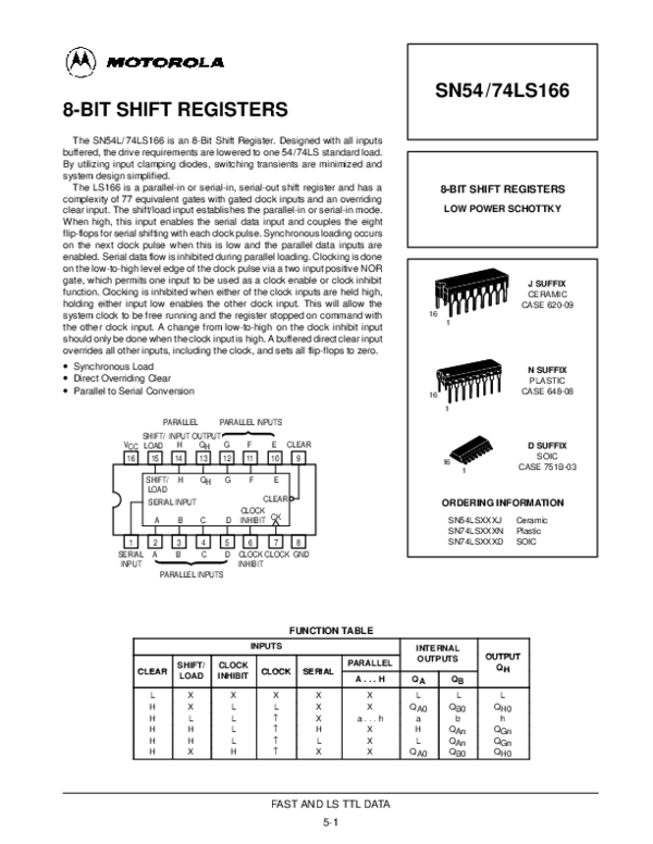 (PDF) 8-BIT SHIFT REGISTERS