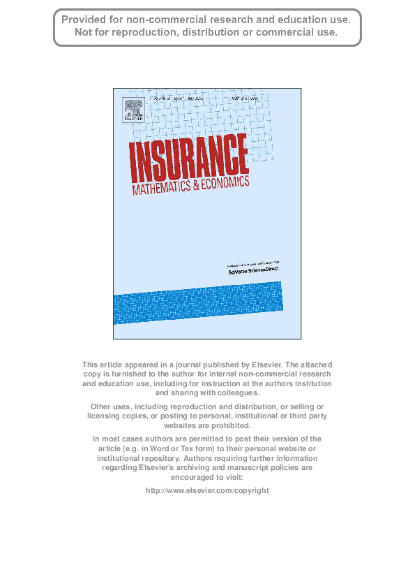 (PDF) Multivariate insurance models: An overview