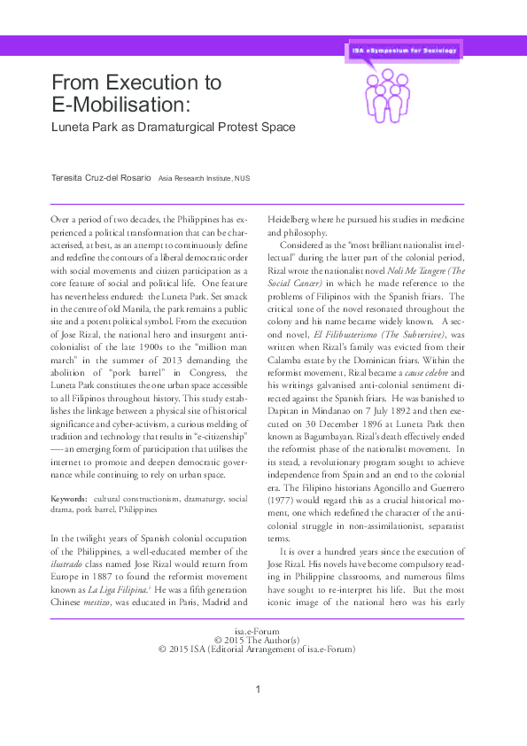 (PDF) From Execution to E-Mobilization