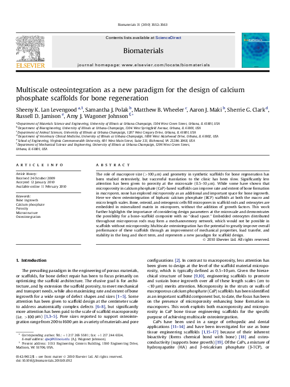(PDF) Multiscale osteointegration as a new paradigm for the design of ...