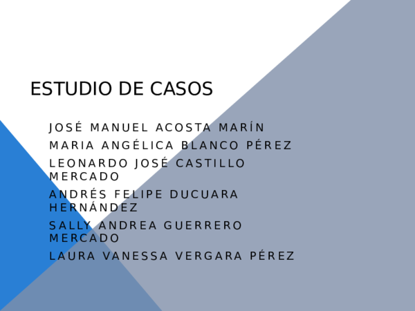 (PPT) ESTUDIO DE CASOS