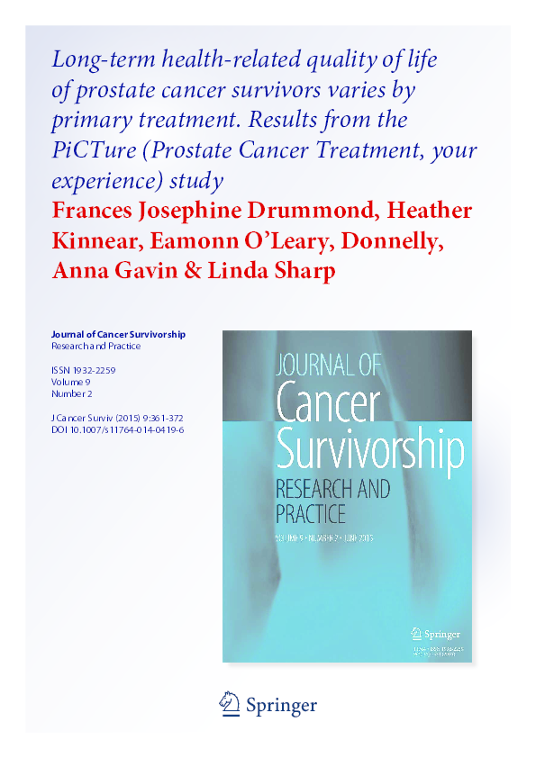 (PDF) Long-term health-related quality of life of prostate cancer ...