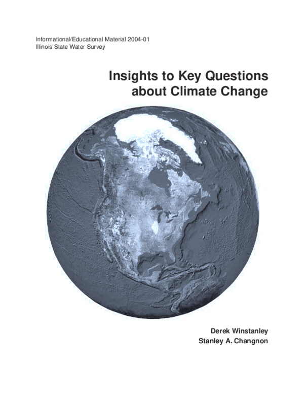 (PDF) Insights to key questions about climate change