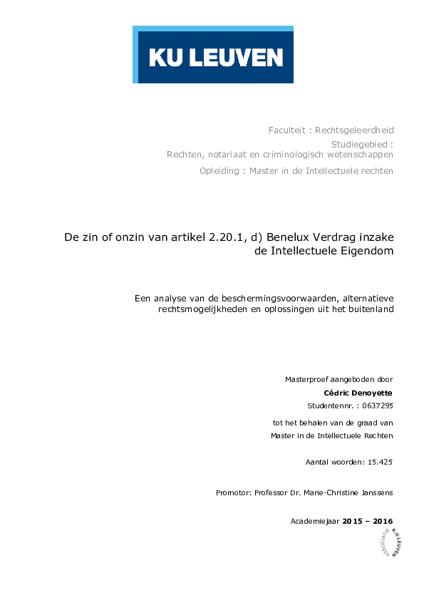 (PDF) MASTERPROEF CEDRIC DENOYETTE