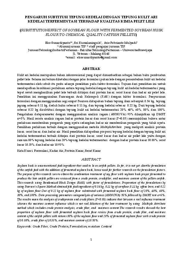 (PDF) PENGARUH SUBTITUSI TEPUNG KEDELAI DENGAN TEPUNG KULIT ARI KEDELAI ...