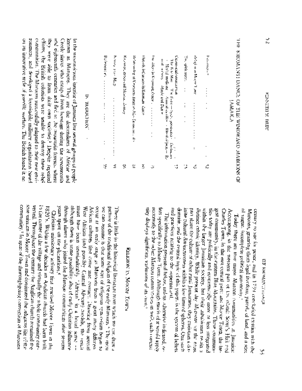 (PDF) The Kromanti Dance of the Windward Maroons of Jamaica