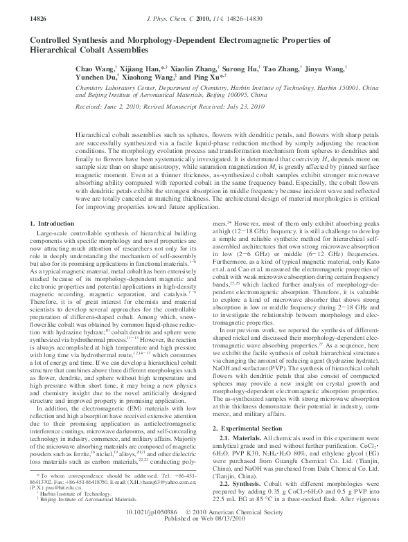 (PDF) Controlled synthesis and morphology dependent upconversion luminescence of NaYF4: Yb, Er ...