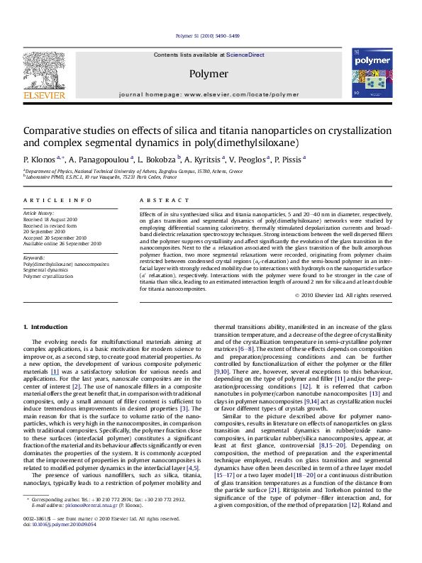 (PDF) Comparative studies on effects of silica and titania ...