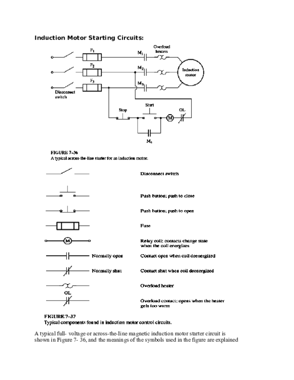 (DOC) Induction Motor Starting Circuits