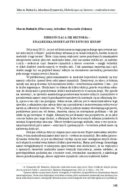 (PDF) Marcin Rudnicki (Warszawa), Arkadiusz Dymowski (Gdynia ...