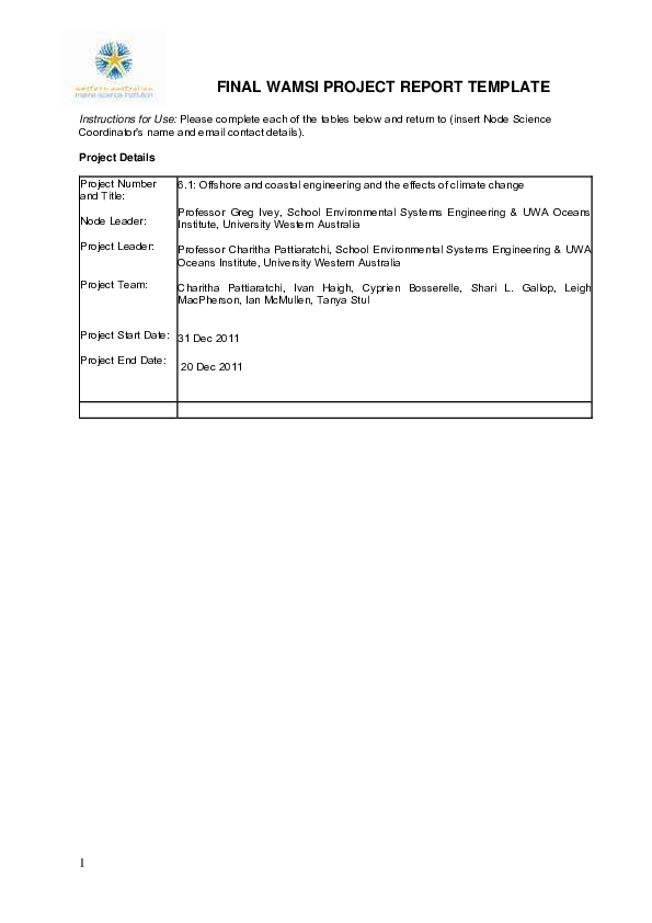 (PDF) FINAL WAMSI PROJECT REPORT