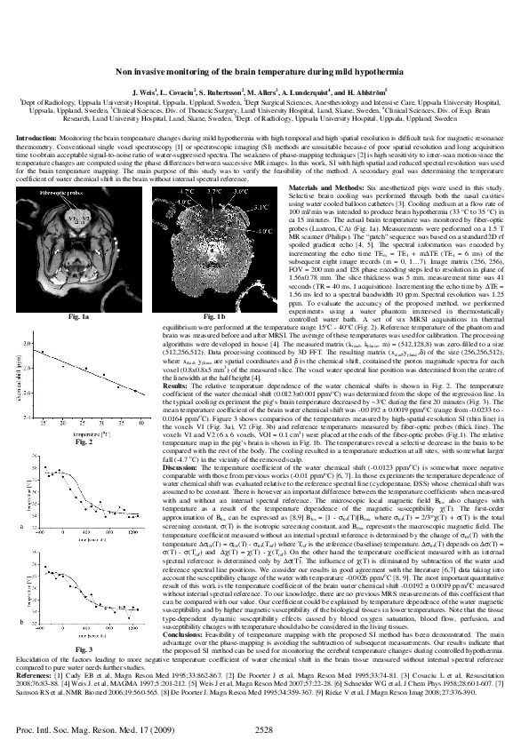 (PDF) Noninvasive monitoring of brain temperature during mild hypothermia