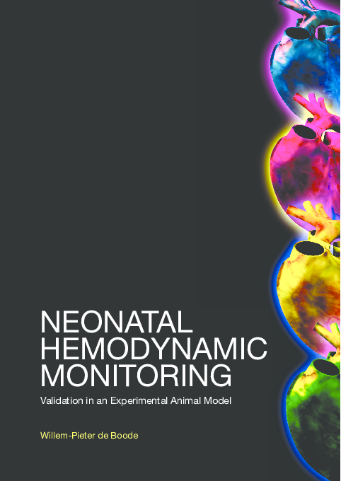 (PDF) Neonatal hemodynamic monitoring. Validation in an experimental ...