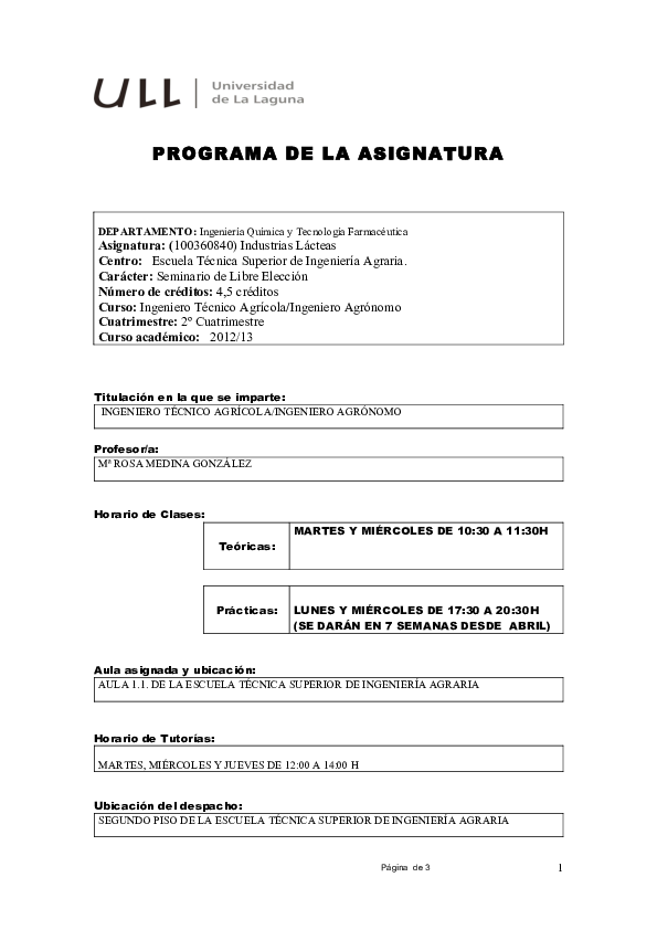 (PDF) PROGRAMAs DE LA ASIGNATURAs