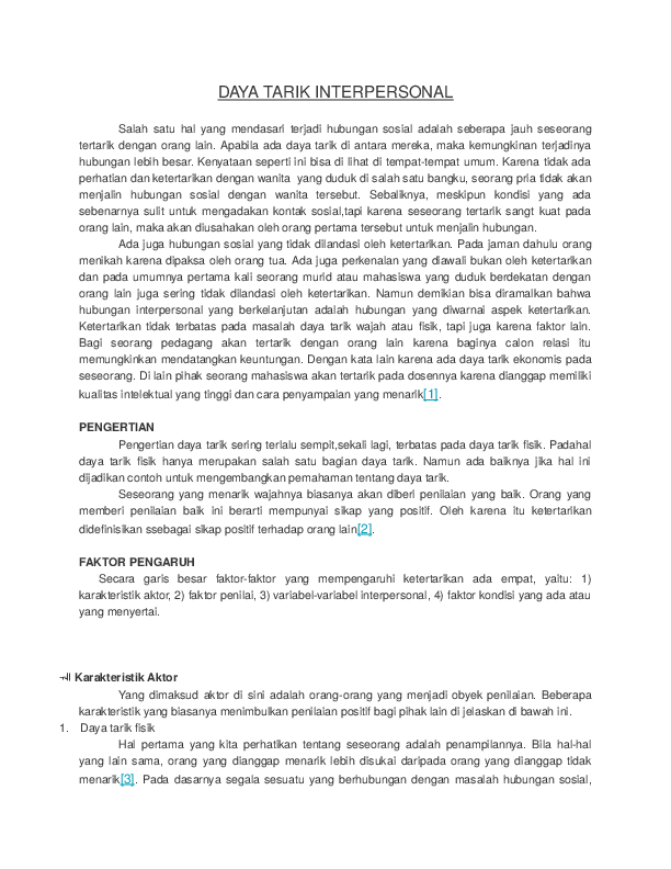 (DOC) DAYA TARIK INTERPERSONAL