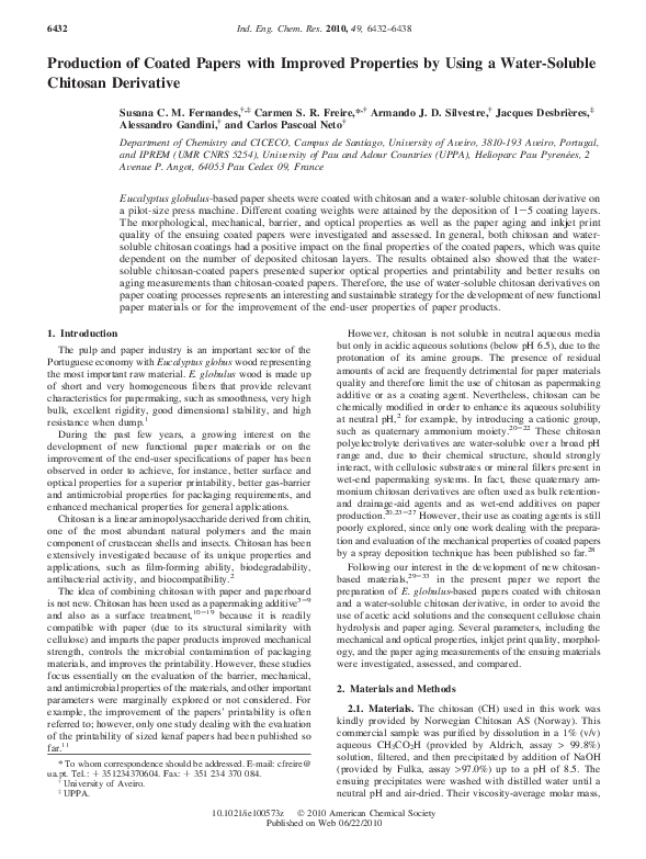 (PDF) Production of Coated Papers with Improved Properties by Using a ...