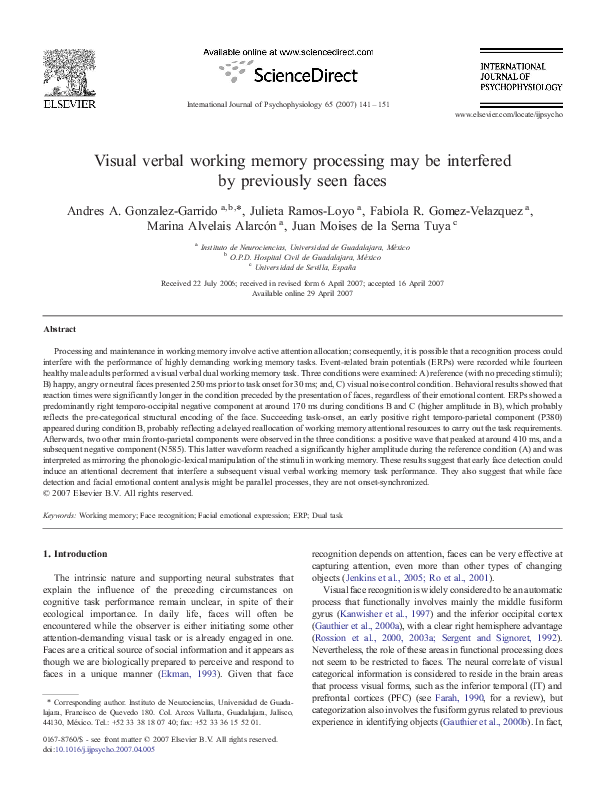 (PDF) Visual verbal working memory processing may be interfered by ...