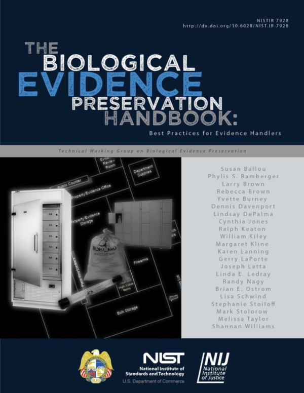 (PDF) The biological evidence preservation handbook : best practices ...