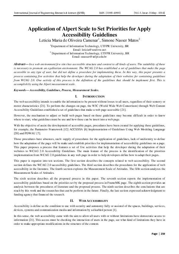 (PDF) Application of Alpert Scale to Set Priorities for Apply ...