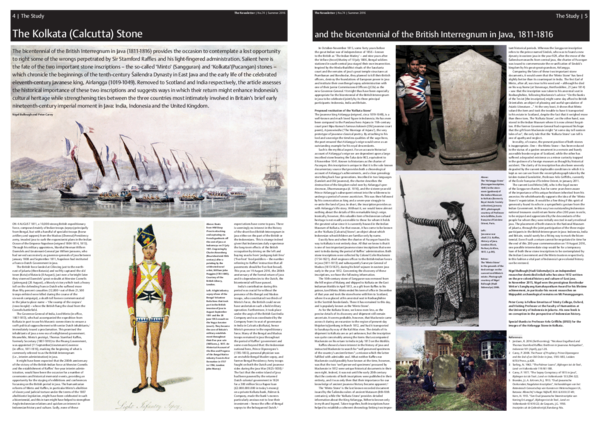 (PDF) The Kolkata (Calcutta) Stone and the Bicentennial of the British ...