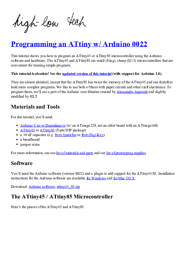 (PDF) Programming an ATtiny w/ Arduino 0022