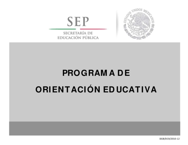 (PDF) PROGRAMA DE educacion