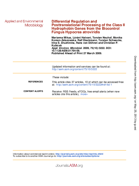 (PDF) The production of Multiple Small Peptaibol Families by Single 14Module Peptide Synthetases ...