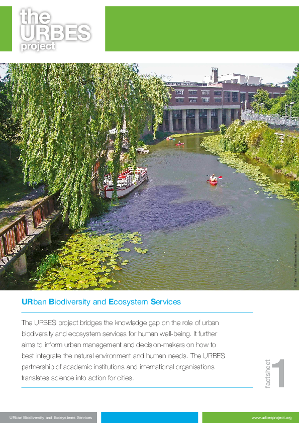 (PDF) Urban Biodiversity and Ecosystem Services (PDF) Urban Biodiversity and Ecosystem Services