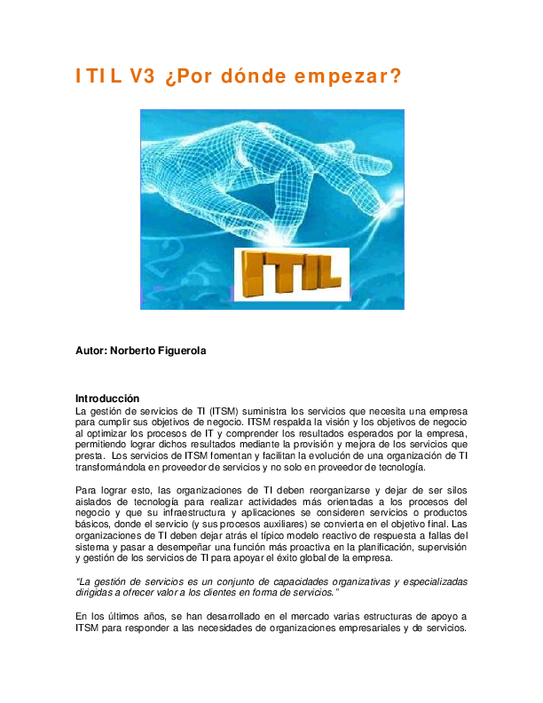 (PDF) ITIL V3 | Anderson Olivier - Academia.edu