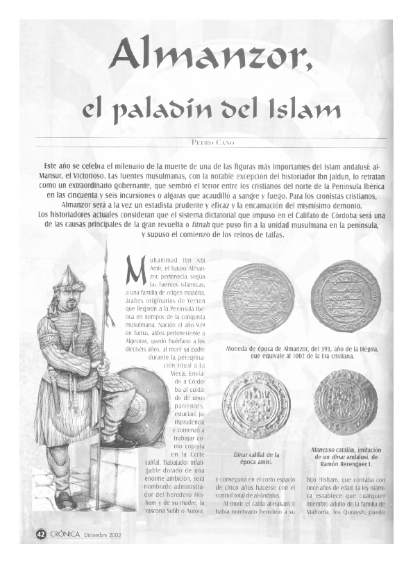 (PDF) Almanzor, el paladín del Islam