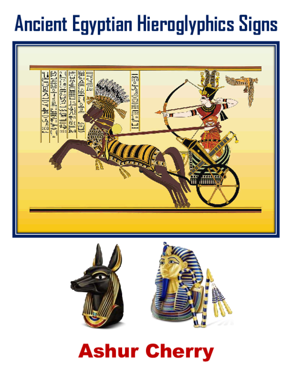 (PDF) Ancient Egyptian Hieroglyphics Signs [English]