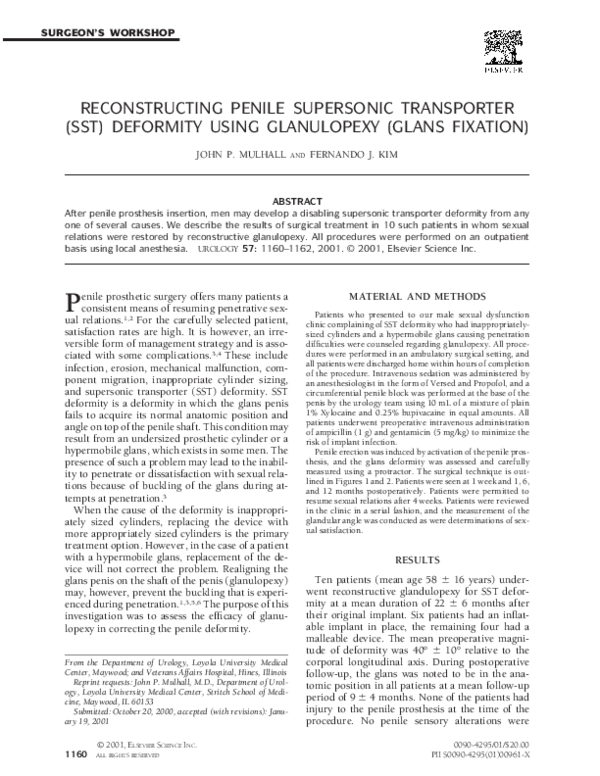 (PDF) Reconstructing penile supersonic transporter (SST) deformity ...