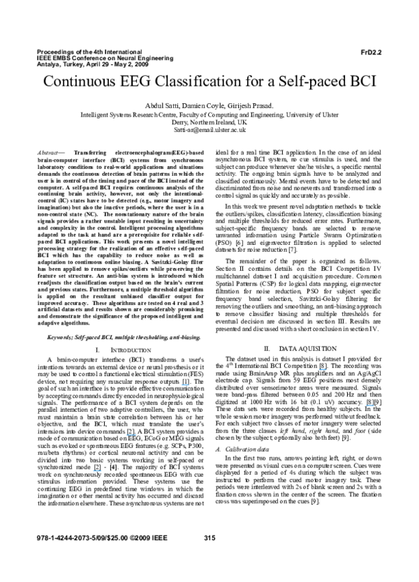(PDF) Self-paced brain-controlled wheelchair methodology with shared and automated assistive control
