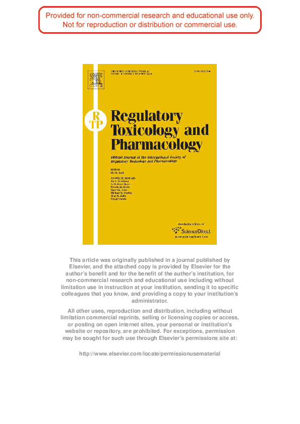 (PDF) REPDOSE: A database on repeated dose toxicity studies of ...