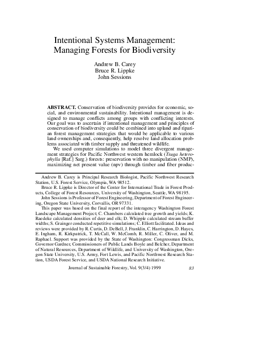 (PDF) Intentional Systems Management