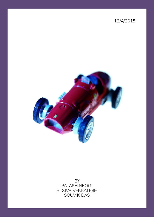 (DOC) GOKART PROJECT REPORT