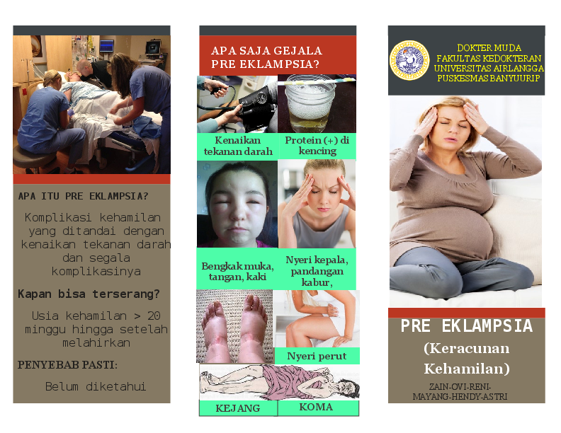 (PPT) Leaflet Penyuluhan Pre Eklampsia