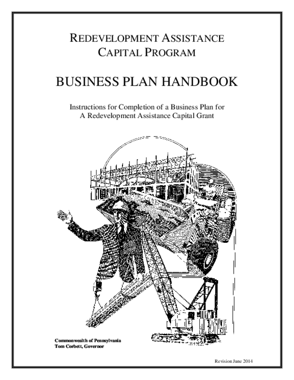(PDF) REDEVELOPMENT ASSISTANCE CAPITAL PROGRAM BUSINESS PLAN HANDBOOK ...